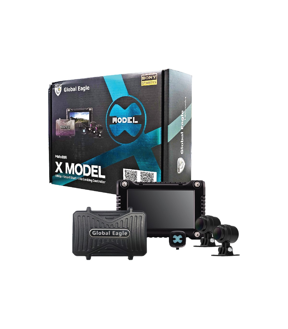 Buy [READY TO ORDER] GLOBAL EAGLE Motorcycle DVR X MODEL X8 Plus Dual ...
